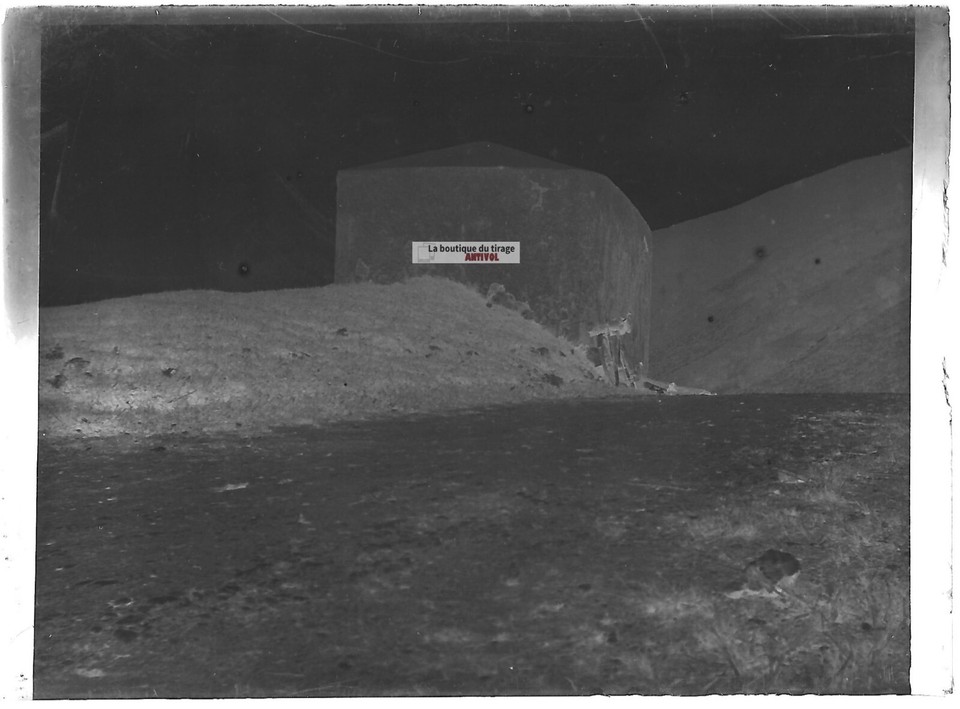 Glass Plate Vintage Photo Black and White Negative 6x9 cm Bike Ariège ...