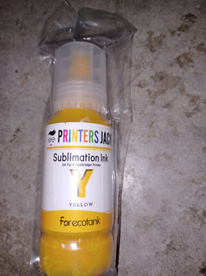 Printers Jack Sublimation Yellow Ink Refill for Epson EcoTank Inkjet ...