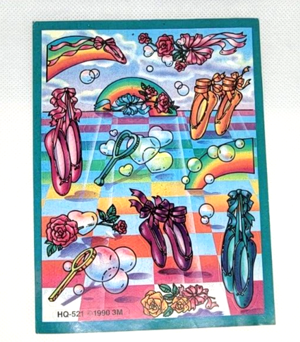 90's Ballerina Sitcker Sheets Nostalgia Scrapbook Journal Arts Crafts ...