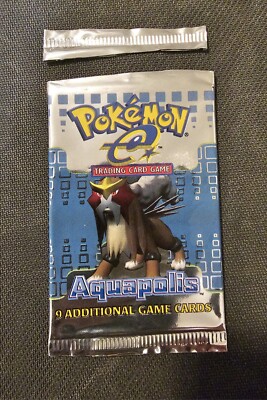 Pokémon Aquapolis Booster Pack -Entei Art- (EMPTY) | eBay