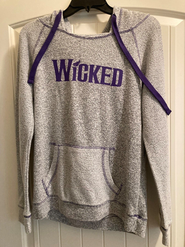 Womens Size M Gray Wicked Long Sleeve Hoodie | eBay