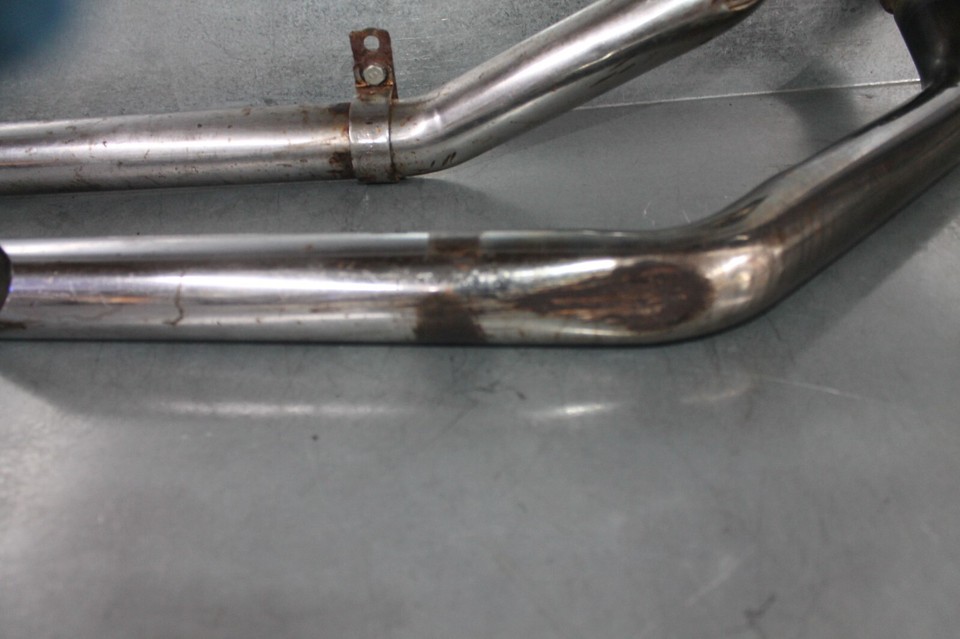 Vintage Harley Davidson Shovelhead Exhaust Pipes Straight Pipes Drag ...