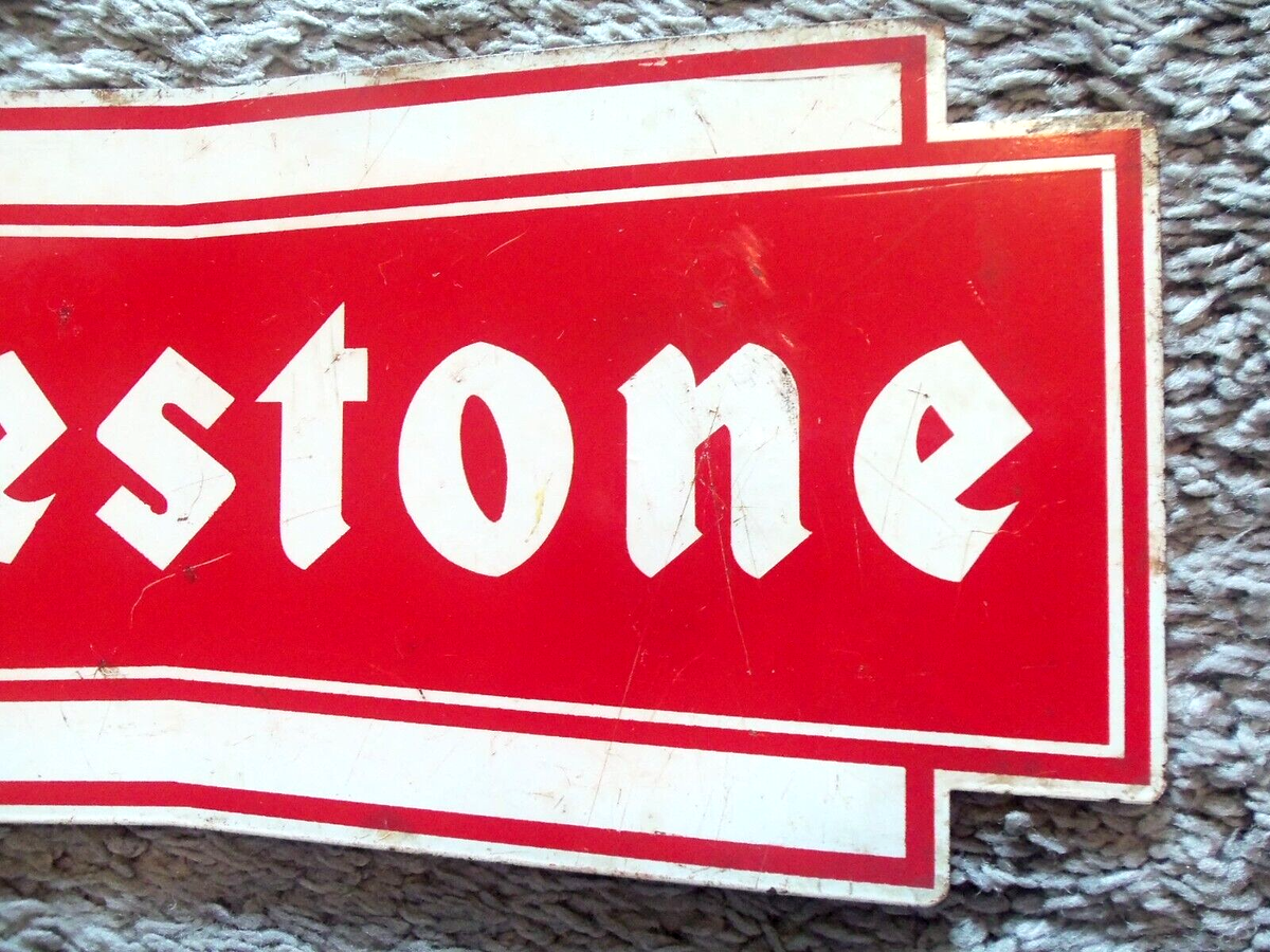 Vintage Firestone Logo Vintage Firestone Tire Sign Oil & Gas Station