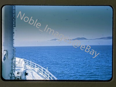 1965 Tip of Golden Gate Bridge from USS Repose Ship San Francisco 35mm ...