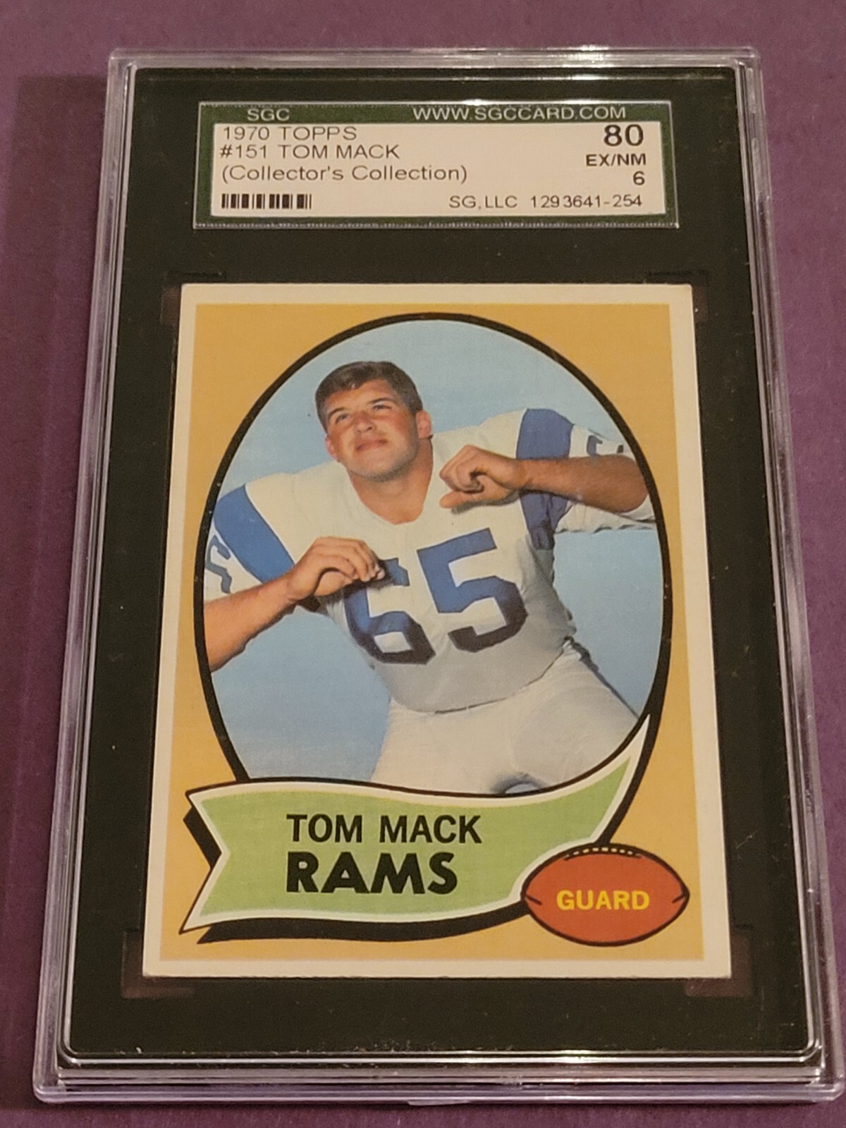 1970 Topps - #151 Tom Mack (RC) for sale online | eBay