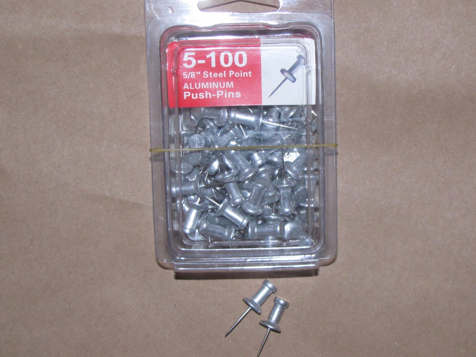100 - 5/8th" Aluminum Head Push Pins 5-100 Traps Trapping NEW SALE | eBay