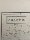 1860’s Lithograph Map of France A. & C. Black | eBay