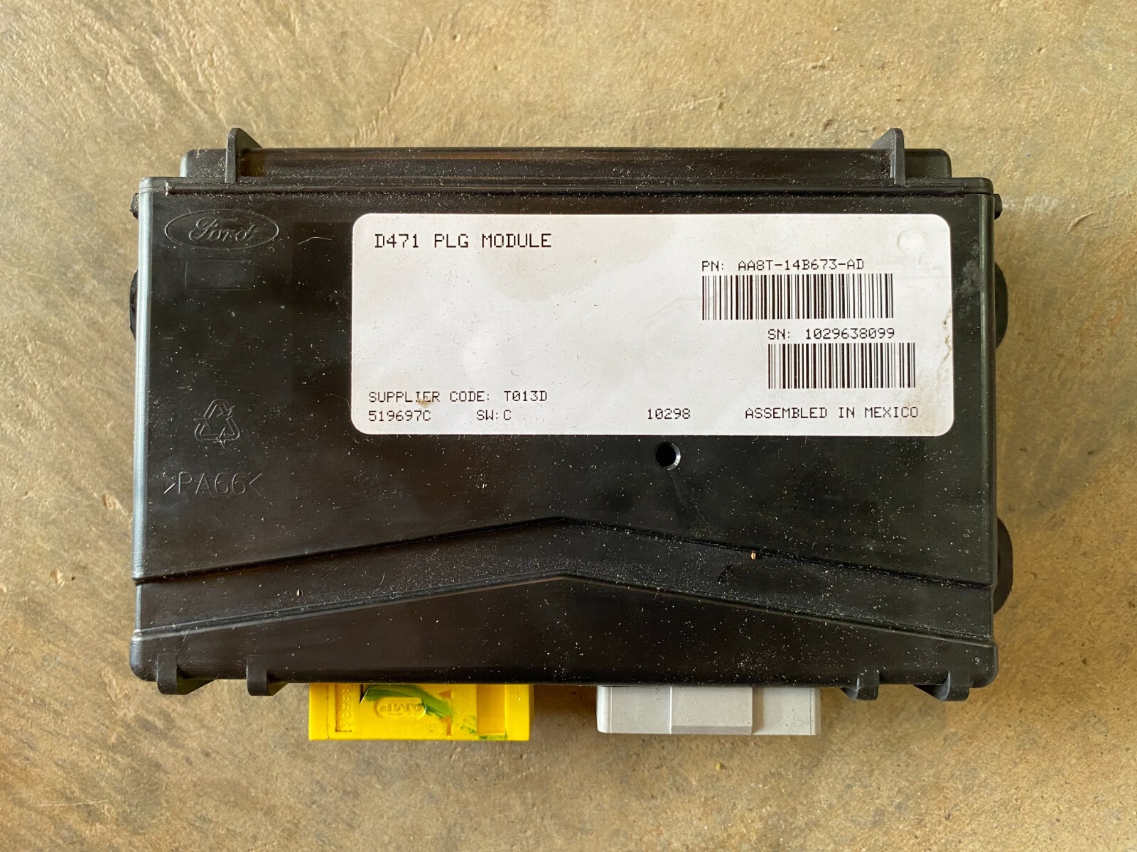 Ford Flex Lift Motor Tailgate Body Computer Module Aa8t-14b673-ad D471 ...