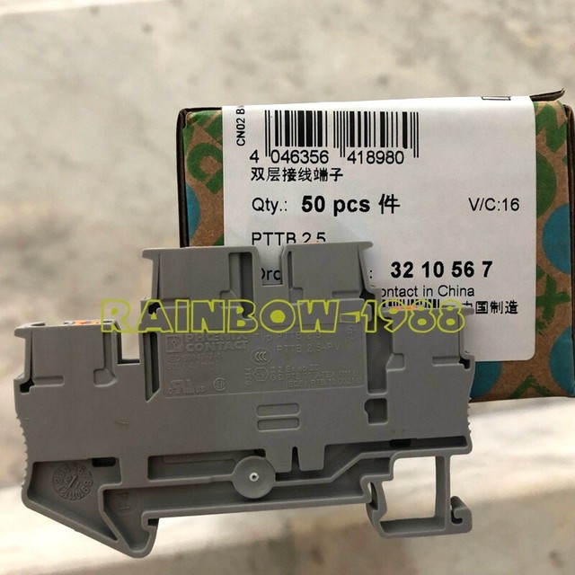 Phoenix Contact 3210567 Double Level Terminal Block 5.2mm 50-pack for ...