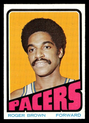 1972-73 Topps #210 Roger Brown Near Mint+ Pacers | eBay