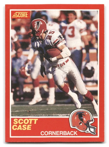 Scott Case 1989 Score #119 Atlanta Falcons FOOTBALL | eBay