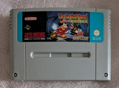 THE MAGICAL QUEST STARRING MICKEY MOUSE SNES UK PAL SUPER NINTENDO ...