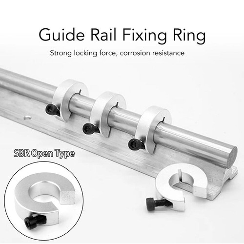 1Pcs Aluminum Alloy Fixed Locking Limit Ring Open Type Collar CNC Parts ...