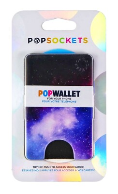PopSockets Popwallet Blue Nebula Card Holder PopSocket Pop Socket Pop ...