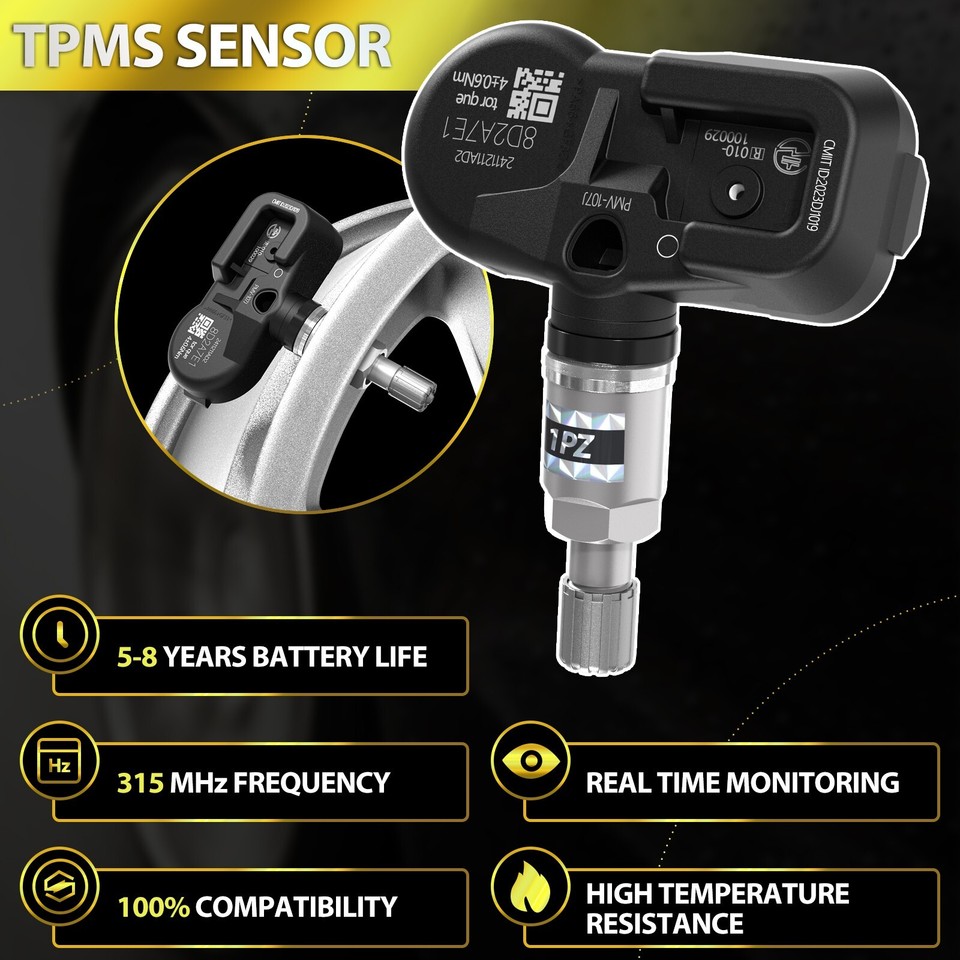 4x OEM 42607-02050 TPMS Sensors for TOYOTA Tundra 4Runner RAV4 Sequoia ...