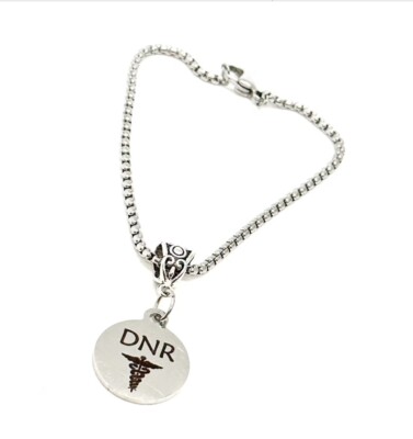 DNR Notice Charm Bracelet, Do Not Resuscitate Notice, Medical ...