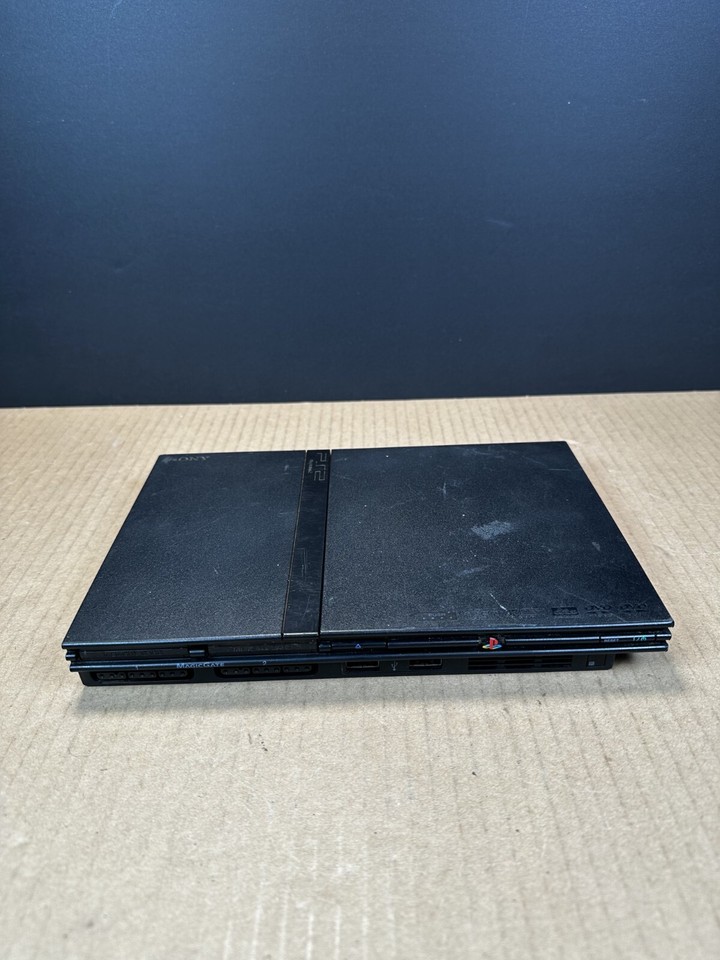 PlayStation 2 PS2 Slim Black Console SCPH-70012 Tested READ!!! | eBay