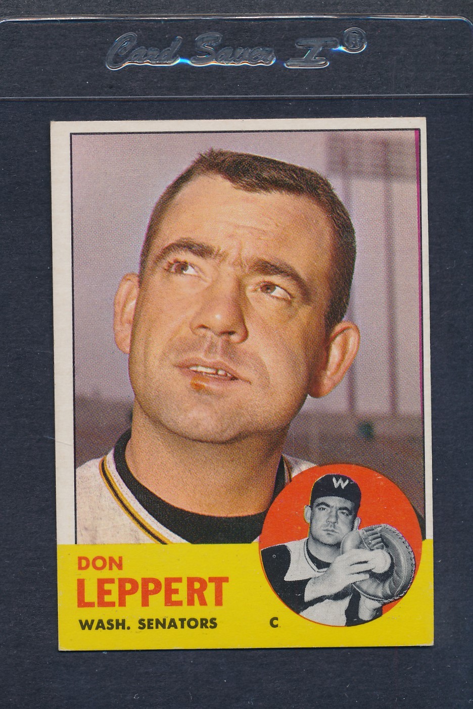 1963 Topps #243 Don Leppert Senators EX *2204 | eBay