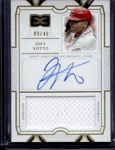 2024 Topps Definitive Collection - Joey Votto #DARC-JV Patch Autograph ...