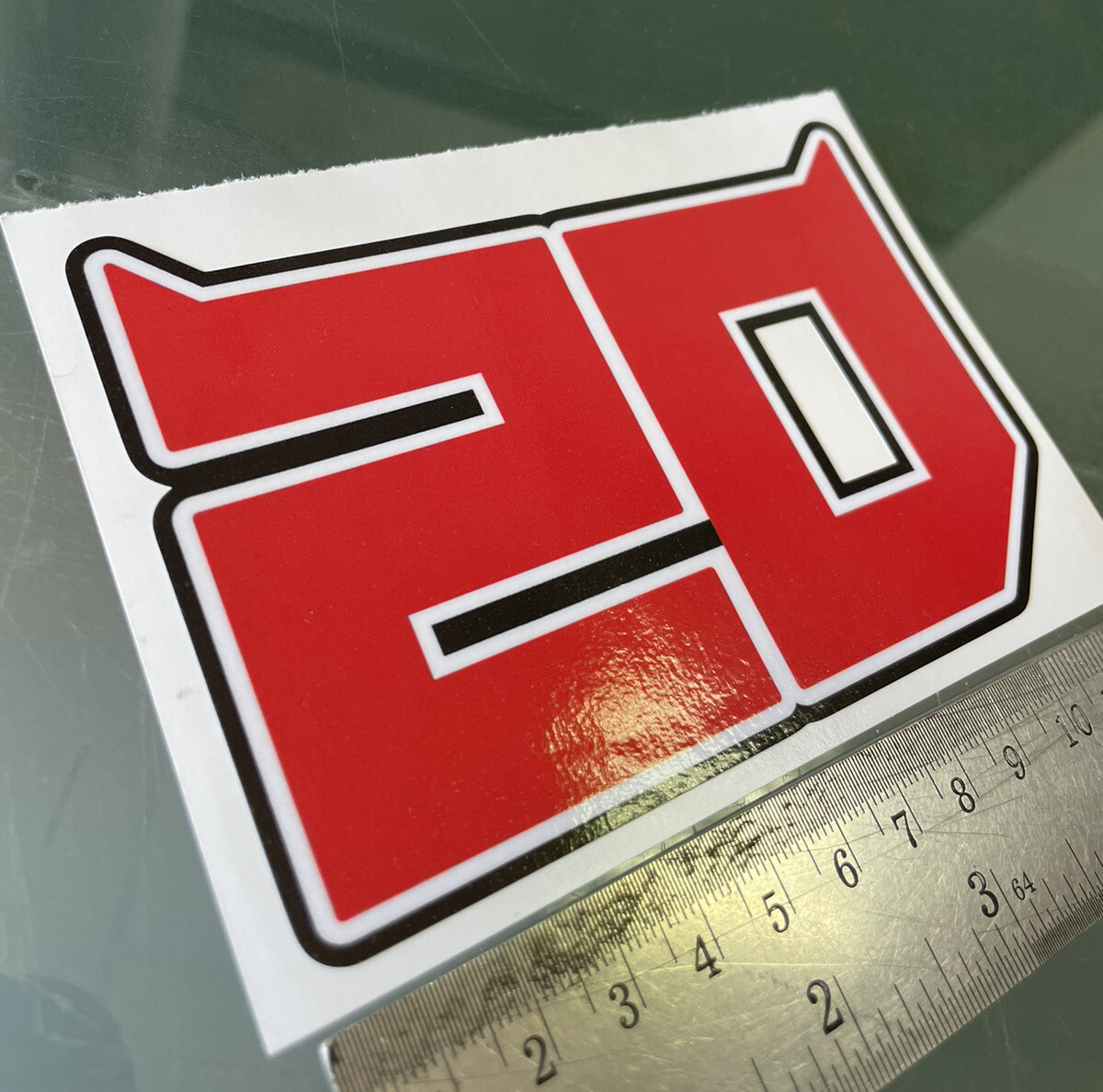 NEW! Fabio Quartararo Number 20 Sticker / | Grelly USA