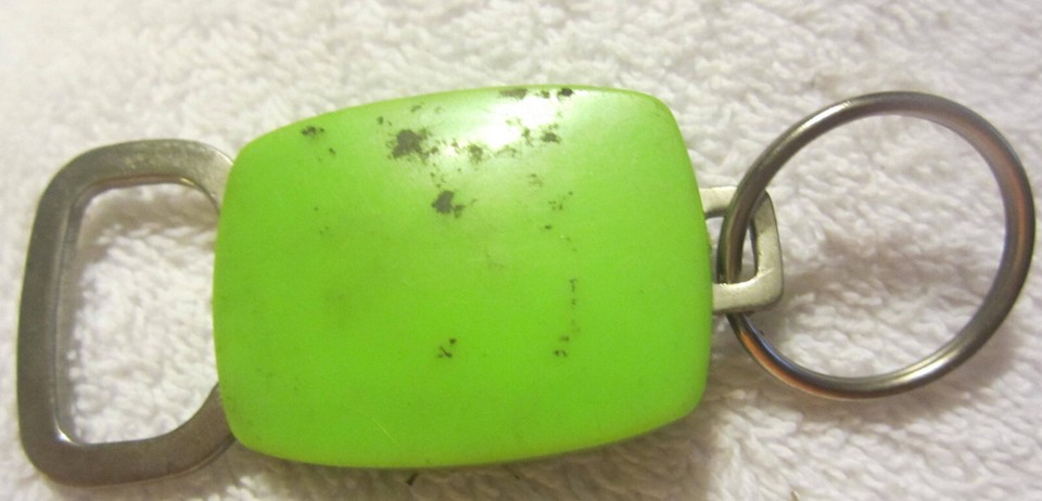 1 Chevrolet Vega rare lime green Keychain Key Ring Chevy Ad Automobile ...