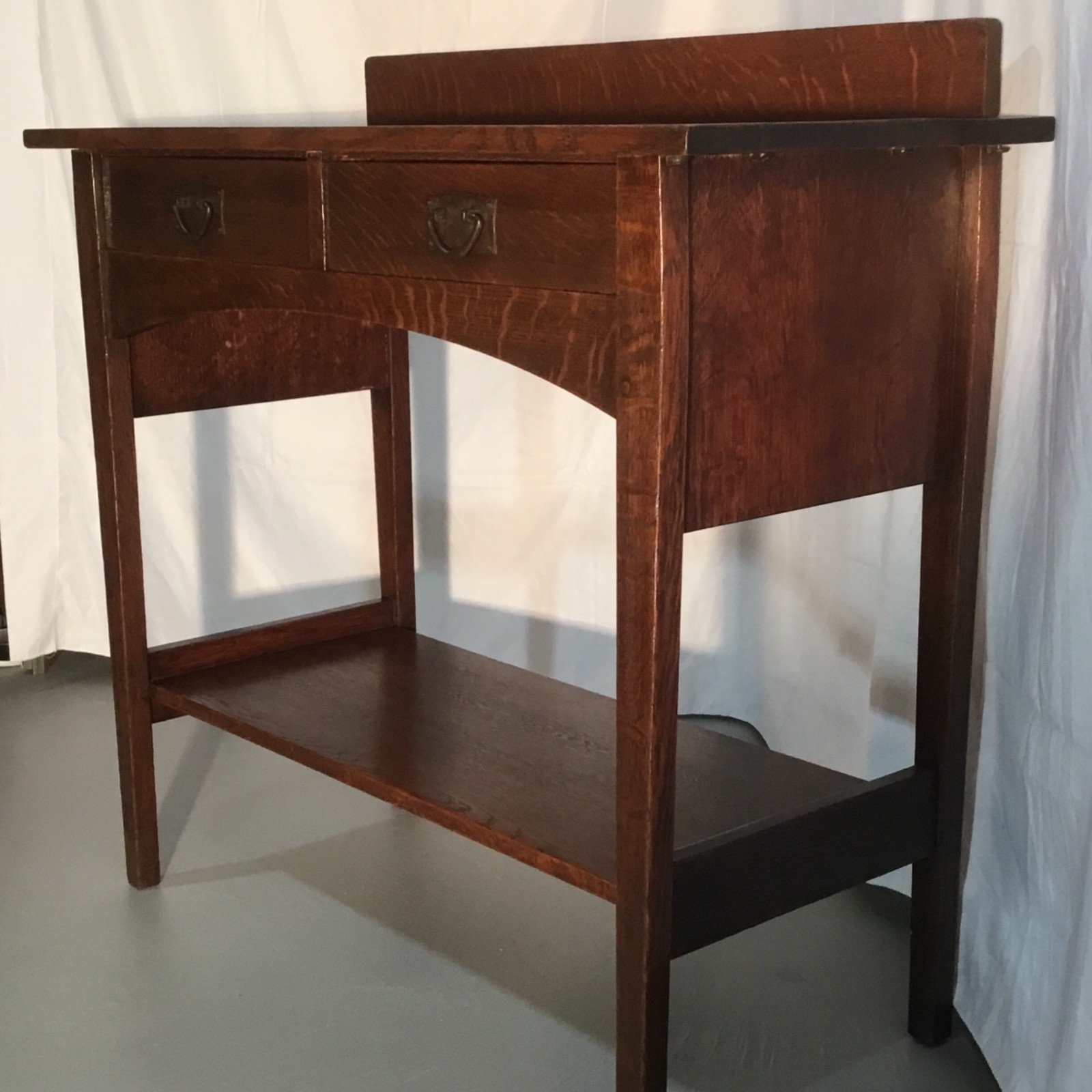 GUSTAV STICKLEY / SERVER / Signed in drawer Red Decal (1907) Catalog ...