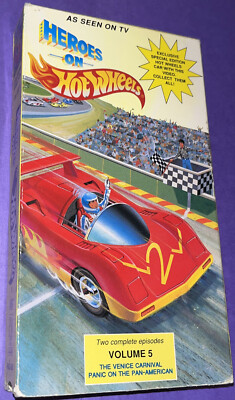 Heroes On Hot Wheels Volume 5 VHS Cartoons Toys Film Cars Vintage 90s ...
