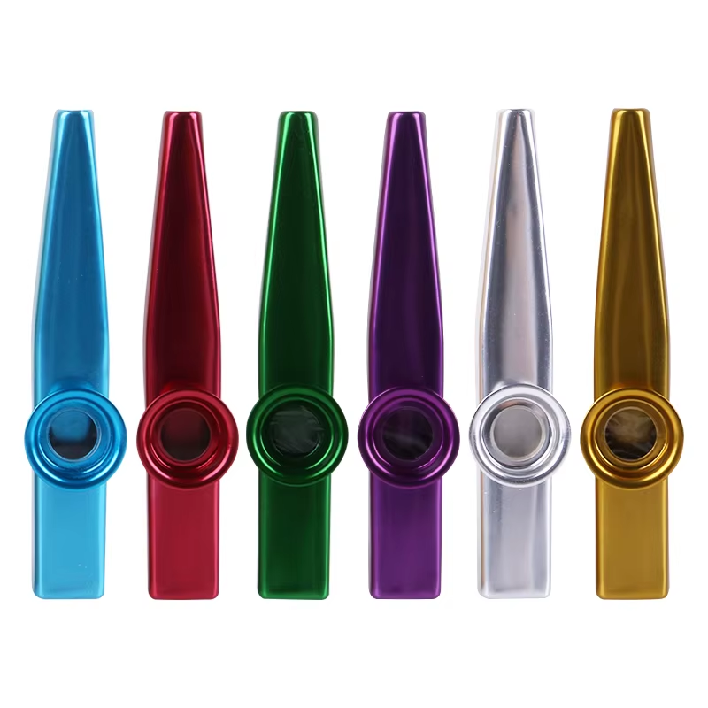 Metal Kazoo with 5 Flute Film, Easy to Learn Musical Instrument Gift ...
