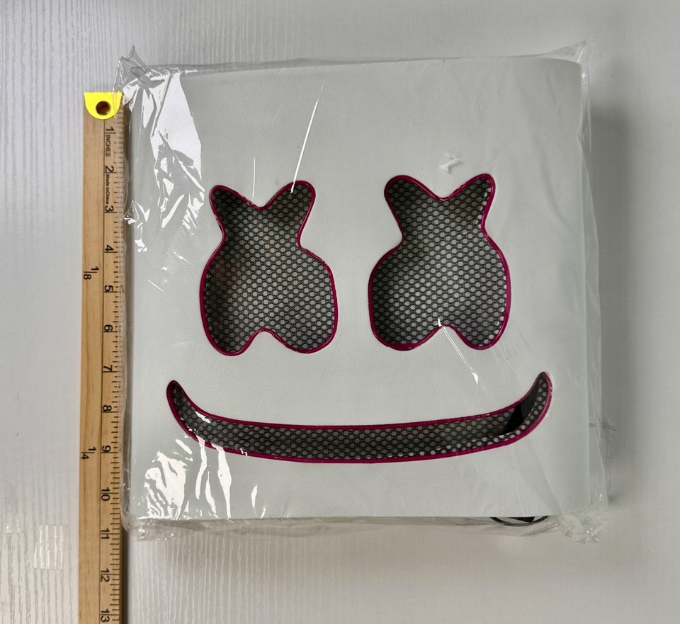 Marshmello Mask Hat DJ Foam Face Mask Rave Wear | eBay