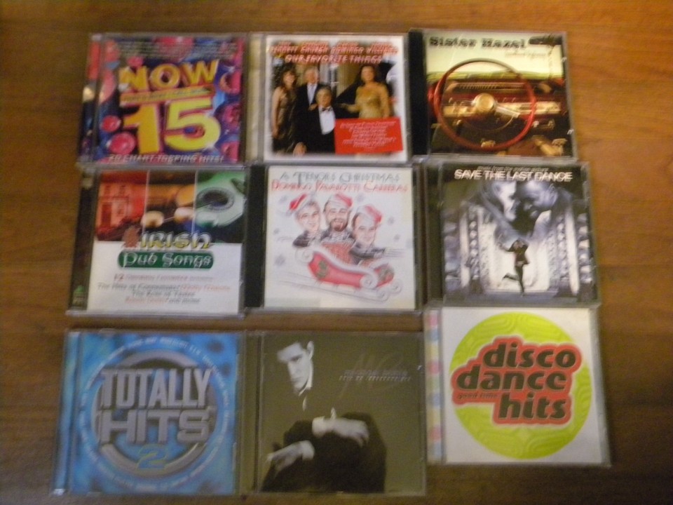 Assorted CDs Music Lot of 55 Different Types of Artists ALL GOOD-MINT ...