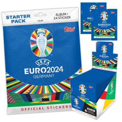 Topps UEFA EURO 2024 Germany Sammelsticker Sticker Display Album | eBay.de