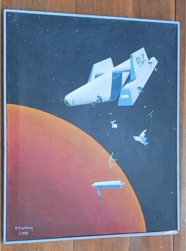 ARTIST RICHARD COURTNEY STAR TREK SCIENCE FICTION INSPIRED COVER ...