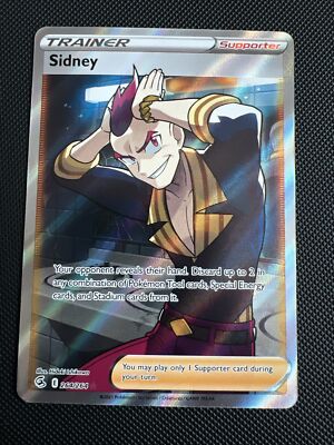 Sidney 264/264 - Fusion Strike - Full Art Ultra Rare Trainer Pokemon ...