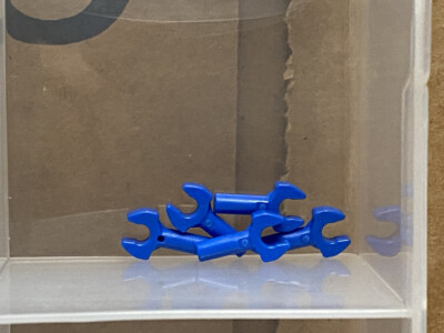 LEGO Parts - Blue Bar 1L with Clip Mechanical Claw - No 48729b - QTY 5 ...