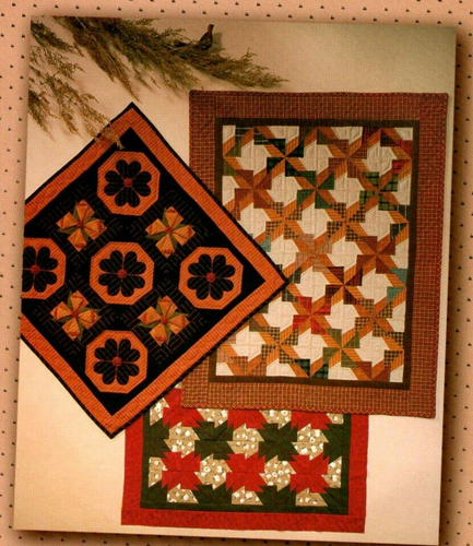 Pinwheel Puzzles Wall Quilt Pattern Primitive Country Hearts Flowers Posies | eBay