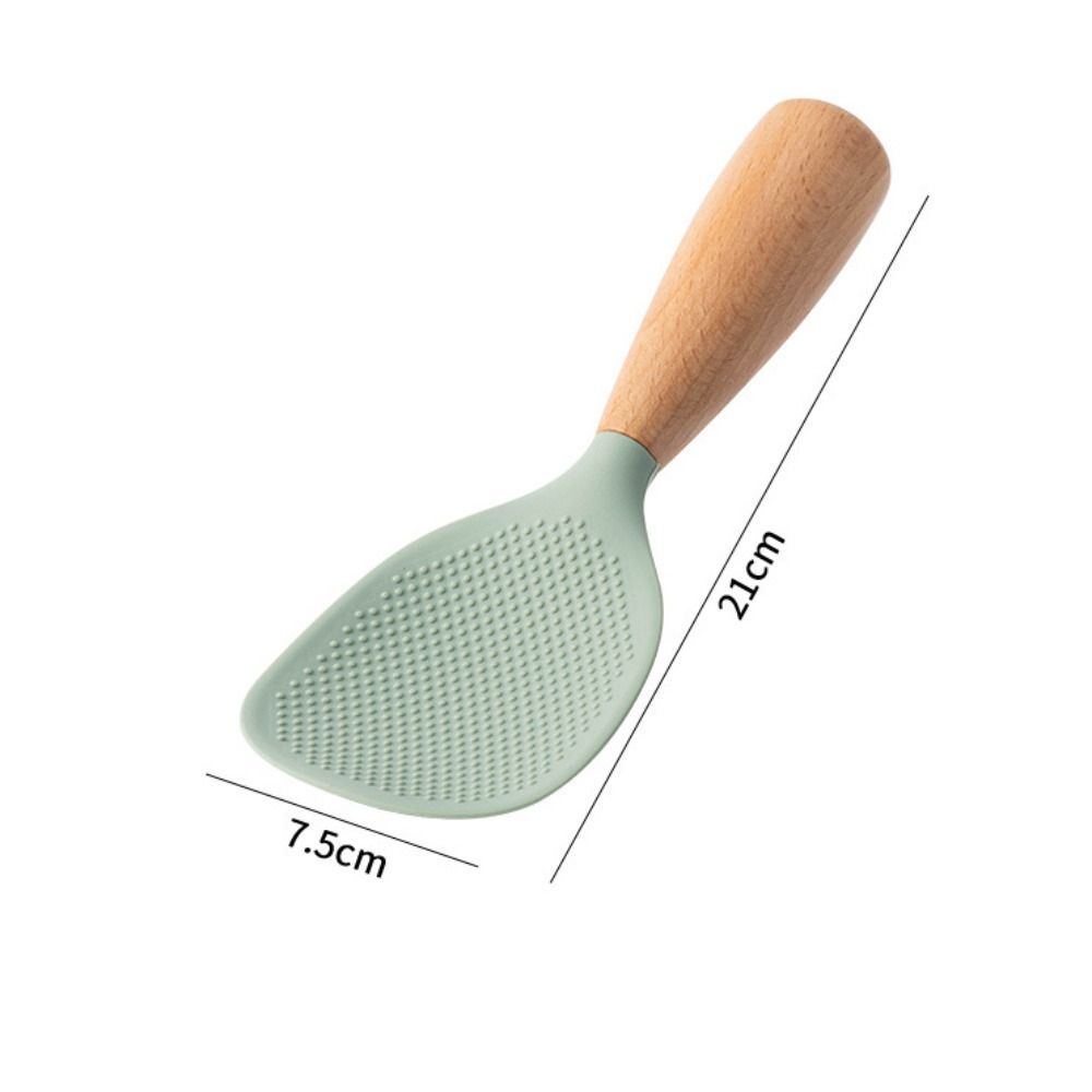 Nonstick Rice Spatula Wooden Handle Rice Shovel Cooking | eBay