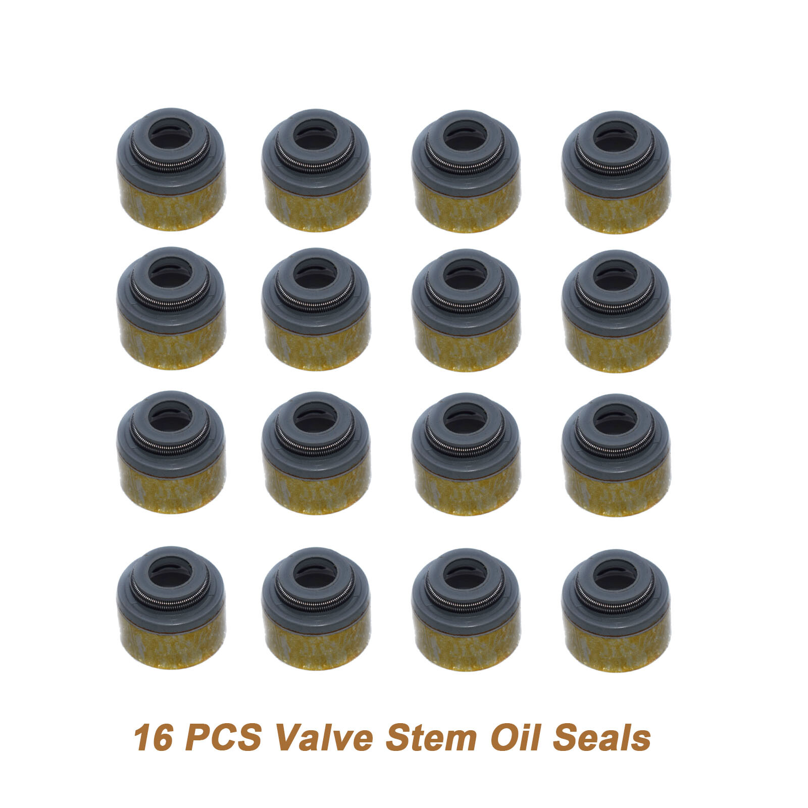 16pcs New Engine Valve Stem Oil Seals For 93-02 Hyundai Accent Scoupe ...