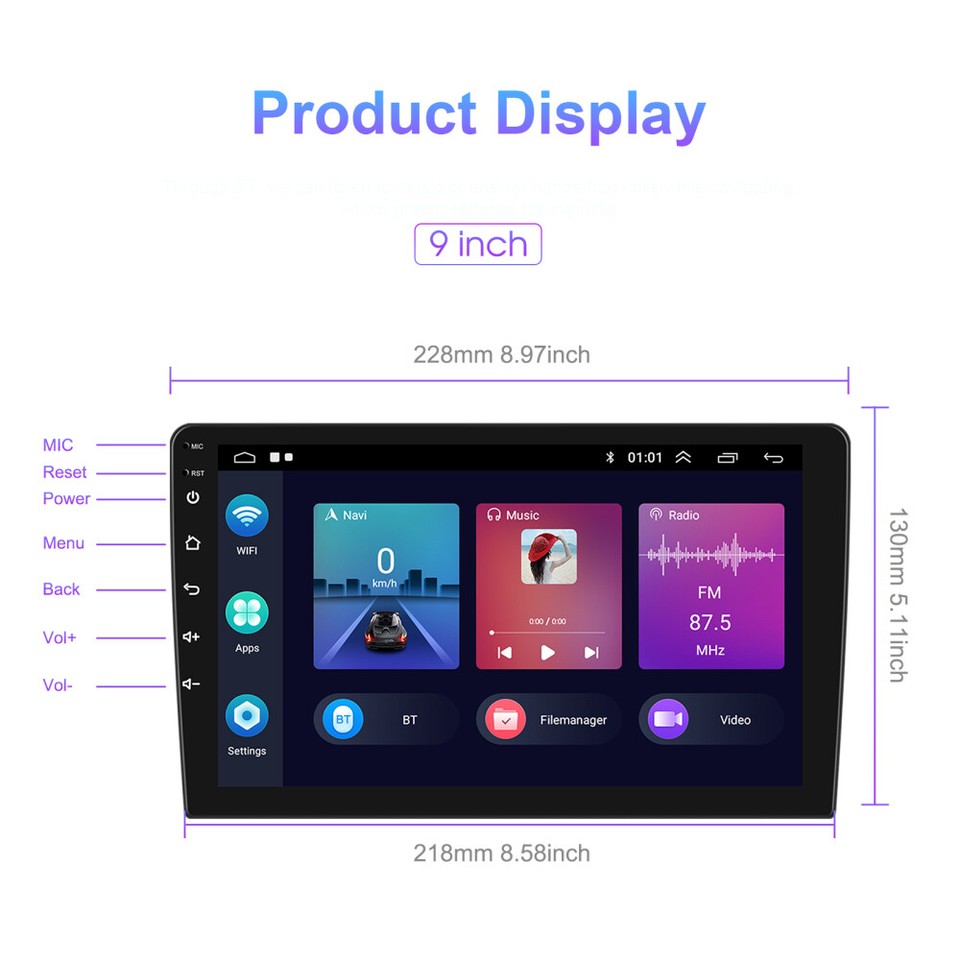 For Ford Escape 2007-2012 Android 15 9" Car GPS Navi Stereo Radio ...