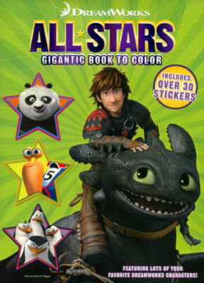 Dreamworks coloring book RARE UNUSED | eBay