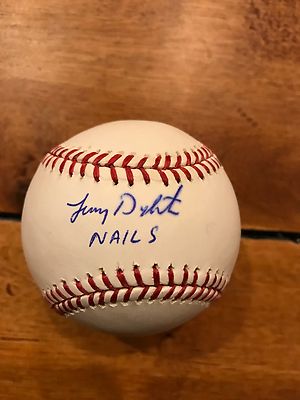 Philadelphia Phillies New York Mets LENNY DYKSTRA AUTOGRAPHED NAILS ...