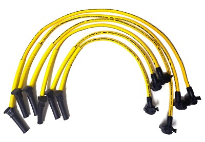 Mustang 4.0L V6 05-10 10 mm High Performance Yellow Spark Plug Wire Set ...