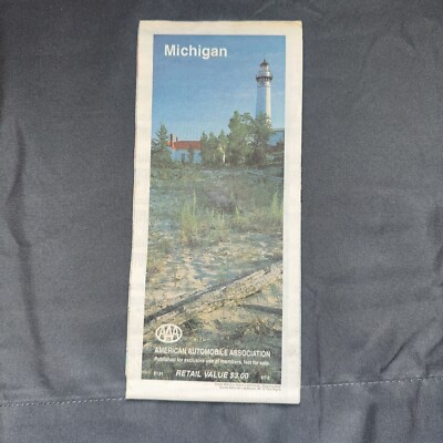 1991 AAA Michigan State Road map | eBay