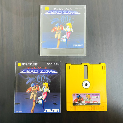 Dead Zone With Sticker Nintendo Famicom Disk System Sunsoft 1986 SSD ...