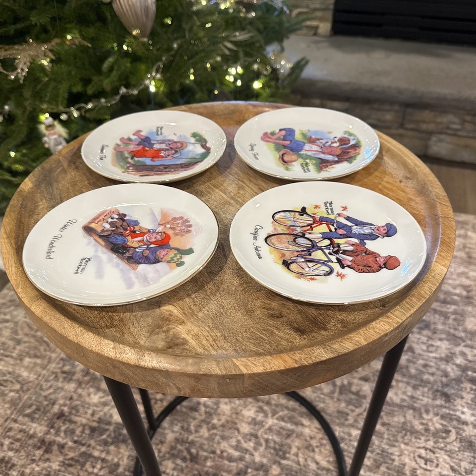 Gorham Norman Rockwell Four Seasons Series Plate Set of 4 | eBay