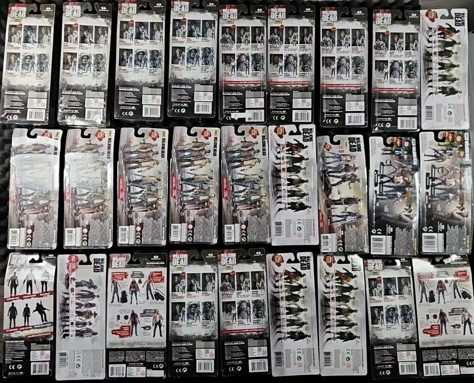 The Walking Dead Lot w27 Action Figures TWD NIB Collection Series 3-10 ...