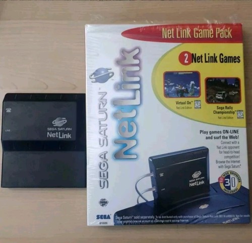 Sega Saturn Net Link Game Pack With Net Link *VERY RARE* | eBay