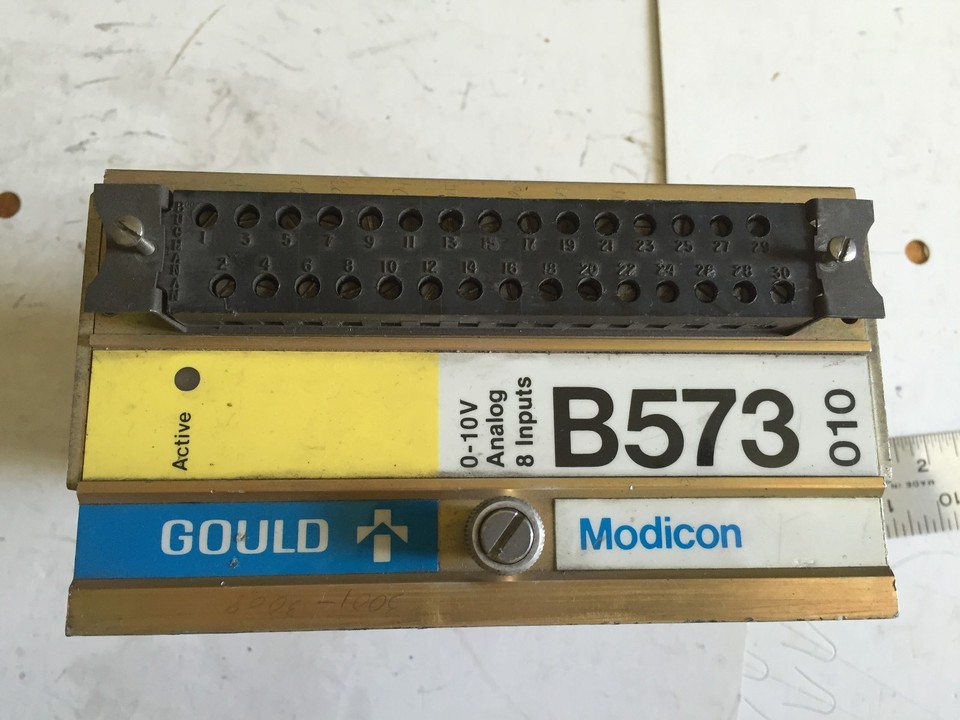 GOULD B573 010,GOULD AS-B573-010,INPUT ANALOG 984 SERIES 0-10V AS-B573 ...