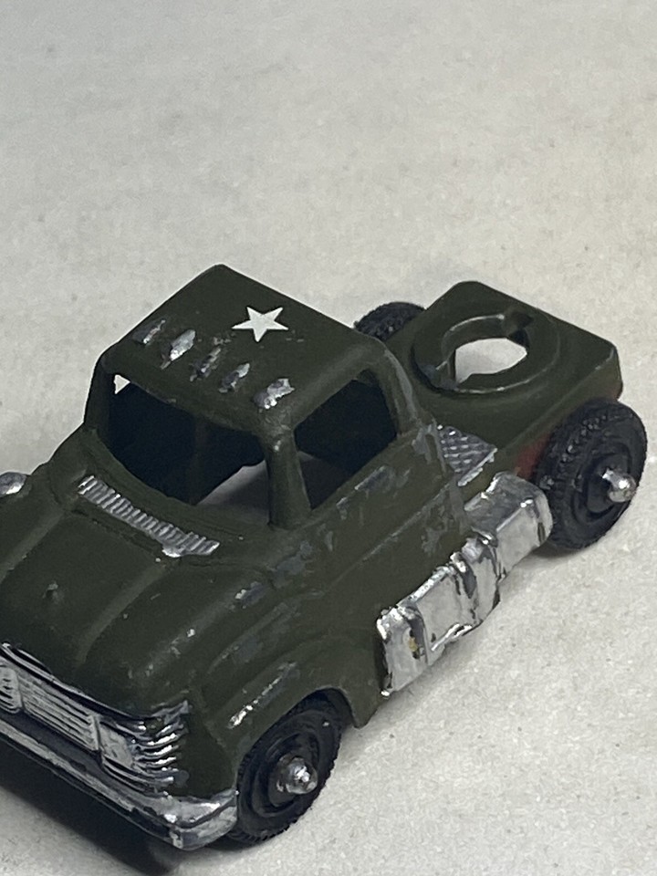 VTG TootsieToy Ford Semi Truck Bobtail Cab - Army Green Customer Paint ...