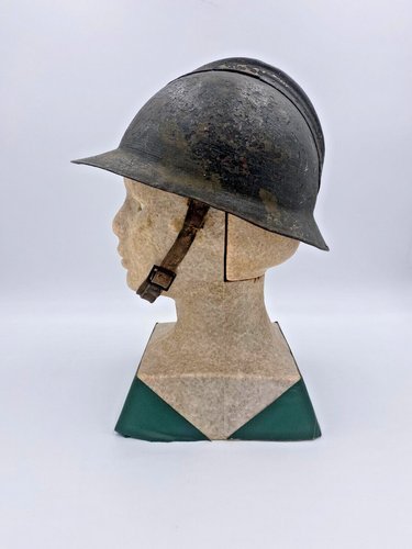 WW1 ADRIAN M15 HELMET WITH STRAP ORIGINAL MANY MANUFACTURED YET FEW ...