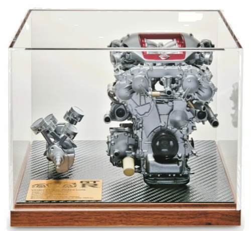 GR35 GTR VR38DETT 1/6 Scale Engine Power Core Model Handmade | Nissan ...